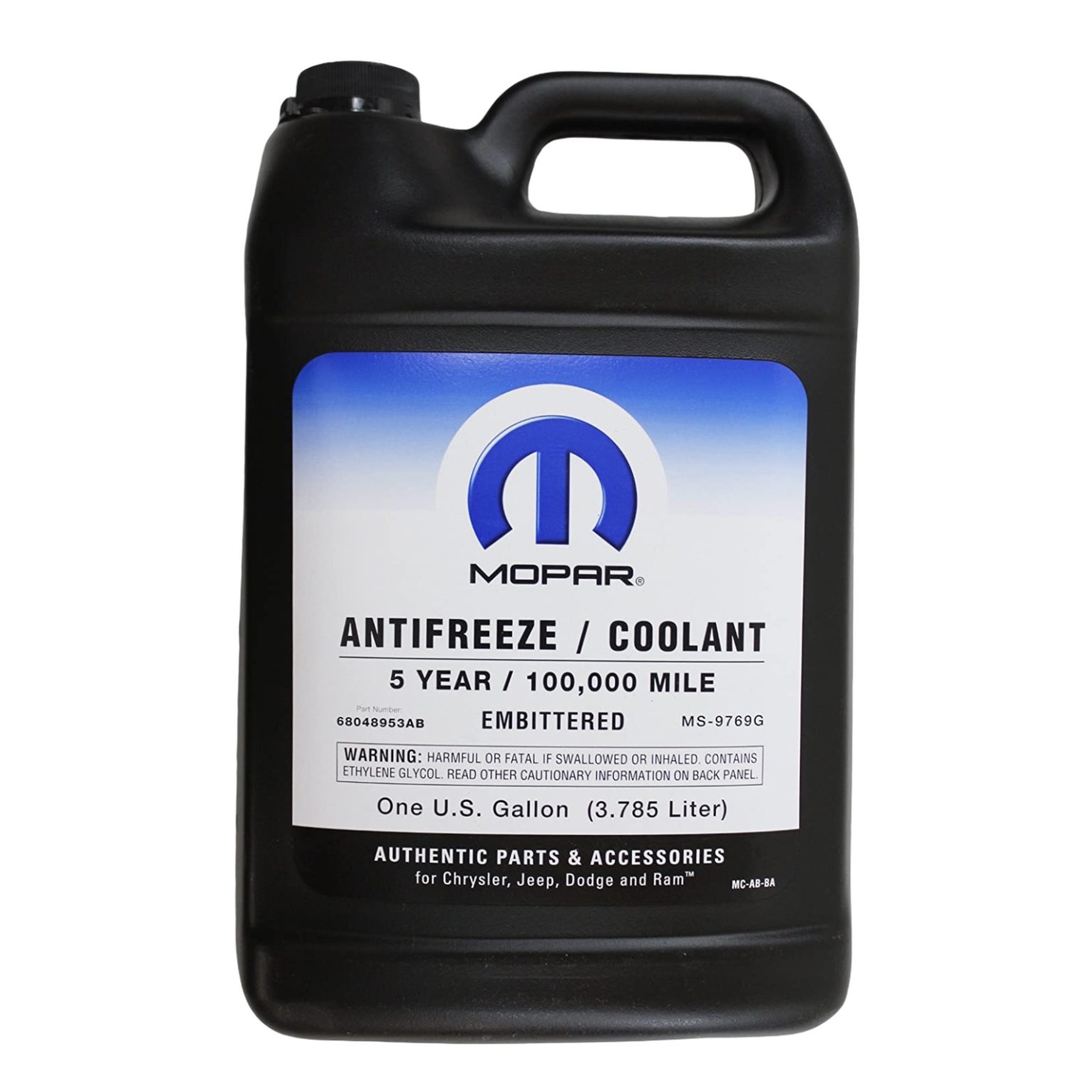 Liquide de refroidissement Antigel HOAT MS-9769 - MOPAR 68048953AB ...
