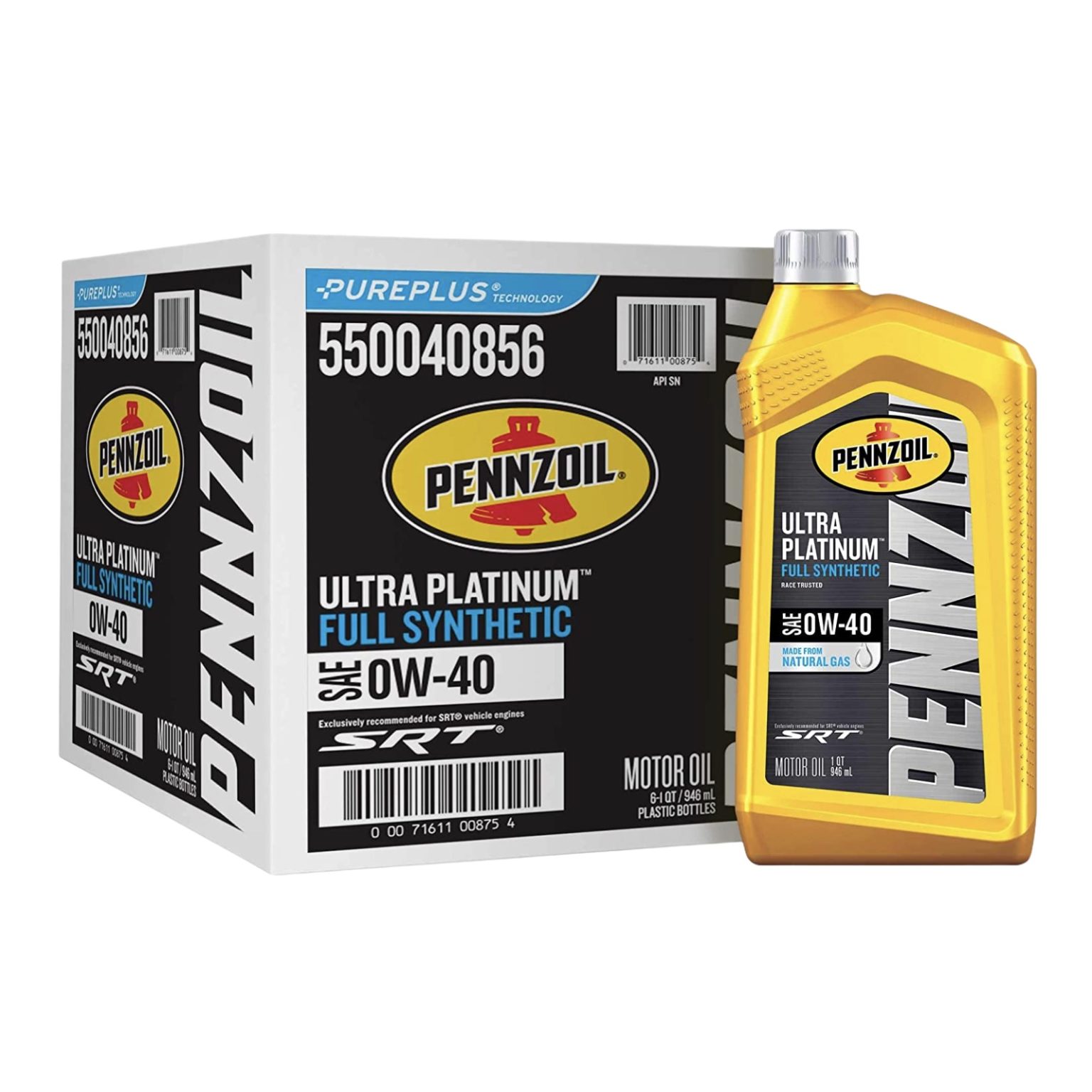 Huile moteur Pennzoil SAE-0W40 SRT - 068171066PA - Seiya Performance